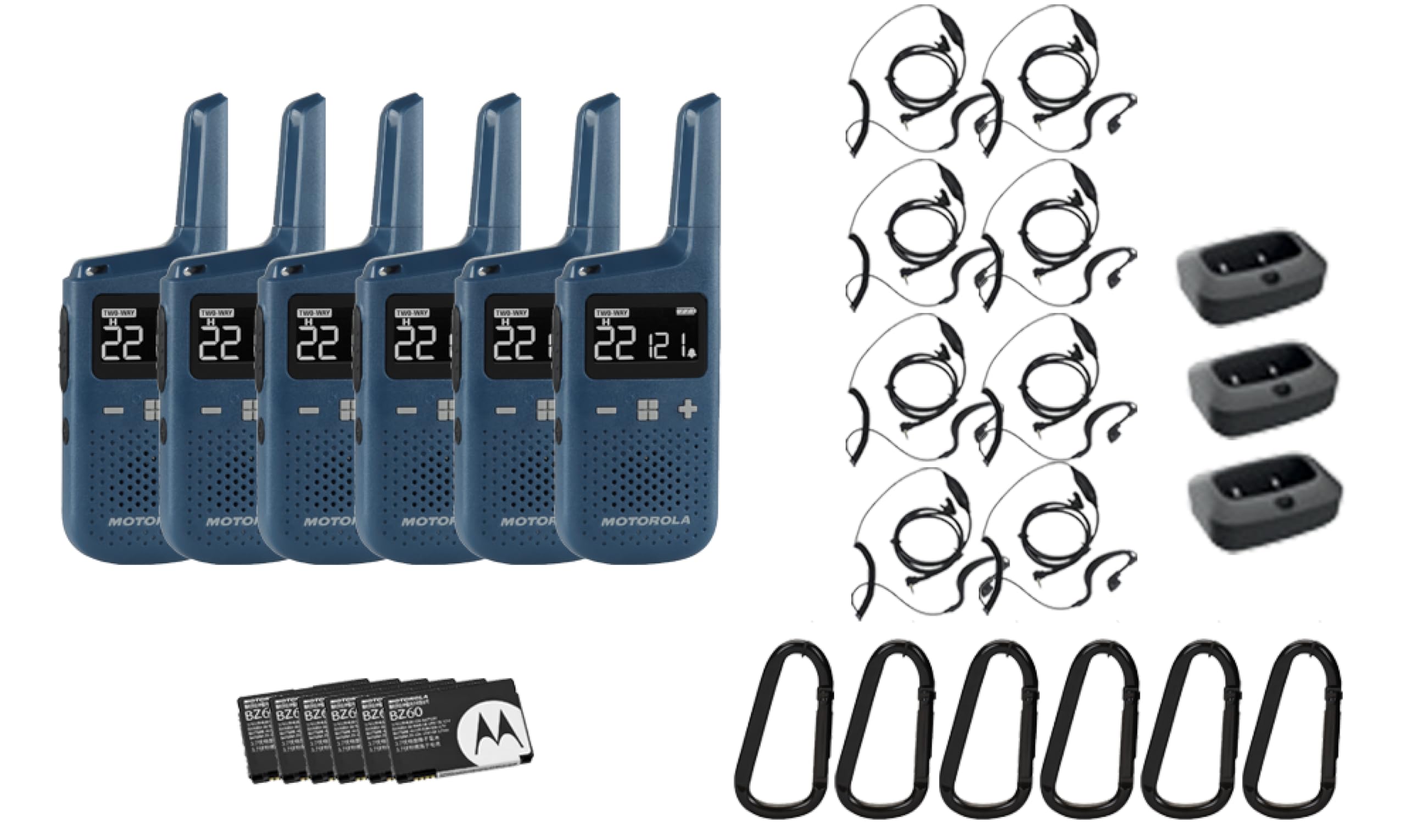 Amazon.com: Motorola Solutions Portable FRS Talkabout T383 Two Way ...