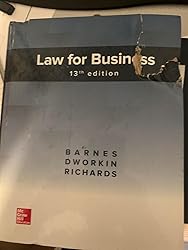 Law for Business: Barnes, A. James, Dworkin, Terry M., Richards, Eric ...