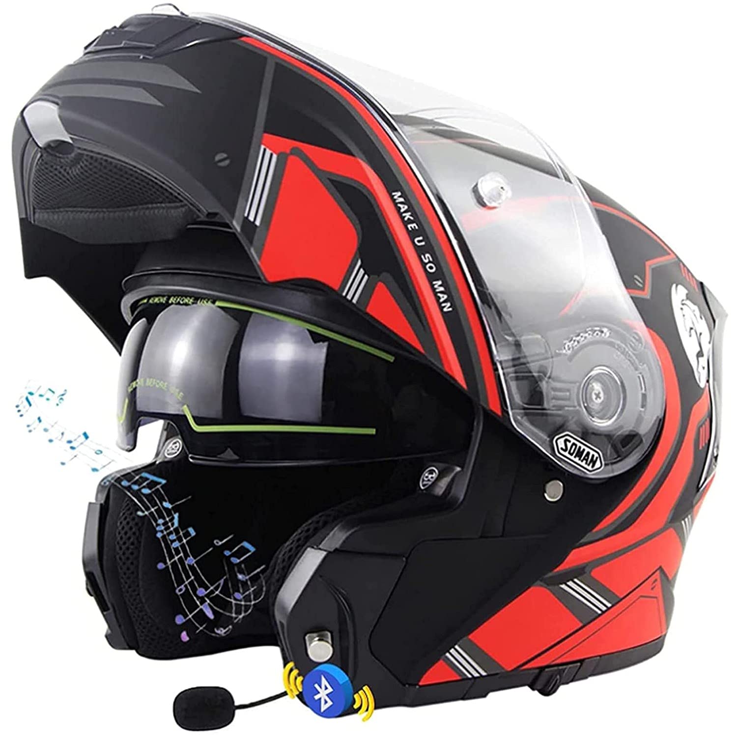 Motorcycle Bluetooth Helmet Bluetooth Headsets & Speakers For Helmets