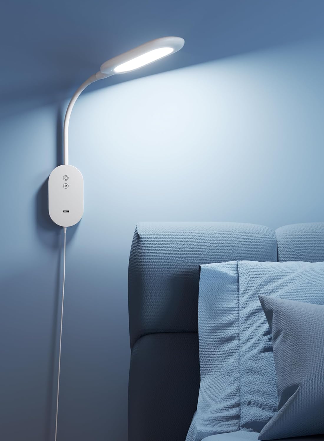 Amazon.com: TOPMB Wall Mounted Reading Light, Book Lights for Reading ...