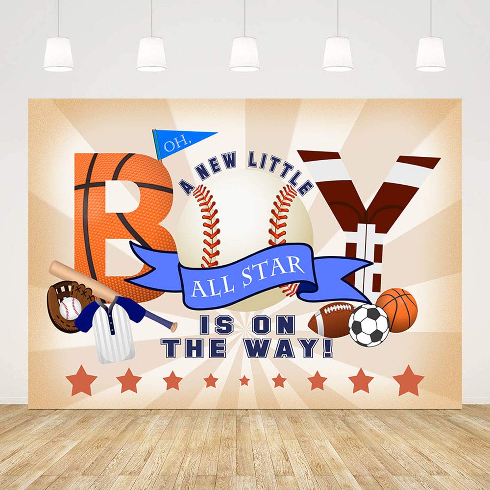 Sports Baby Shower Backgrounds