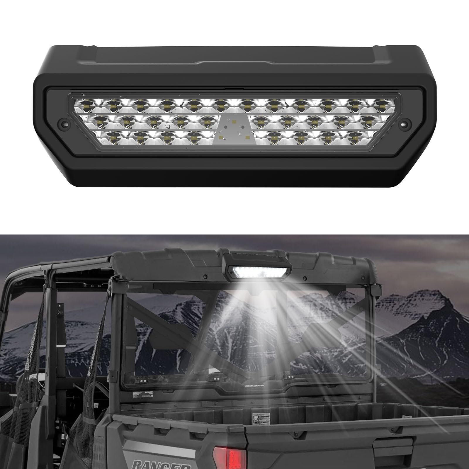 Amazon.com: LitMiRaCle Rear LED Work Light for Polaris Ranger XP 1000 ...