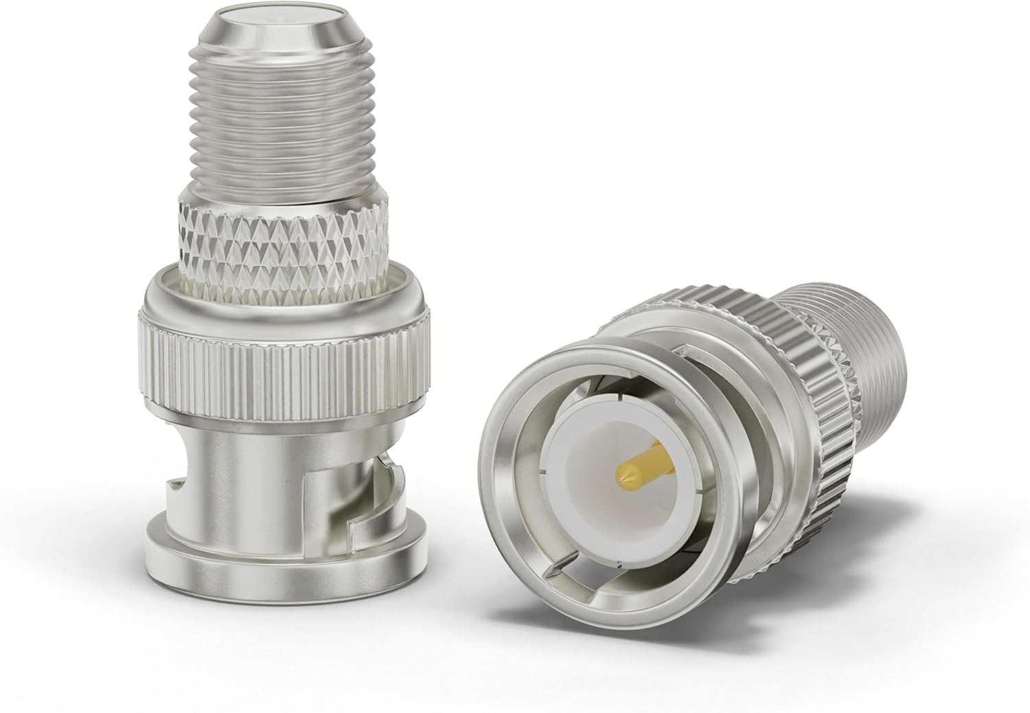 Amazon.com: THE CIMPLE CO RF (F81) and BNC Coaxial Adapter - BNC Male to Female F81 (F-Pin ...