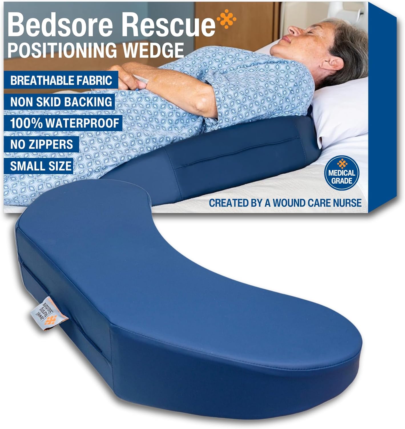 Amazon.com: Bedsore Rescue Positioning Pillow Wedge - Tailbone, Sacrum ...