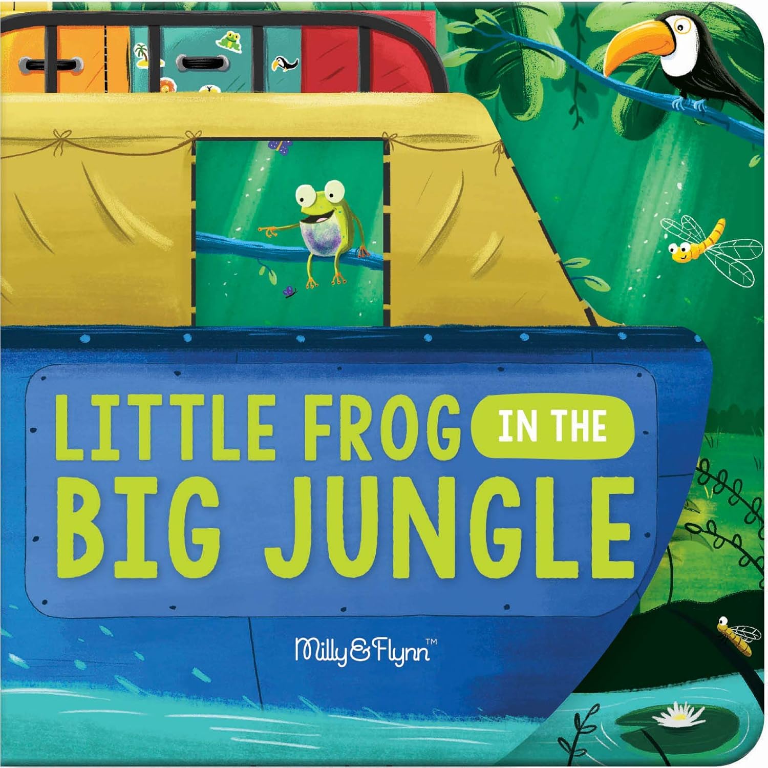 Little Frog in the Big Jungle (Shaped Flip Books): Milly & Flynn ...
