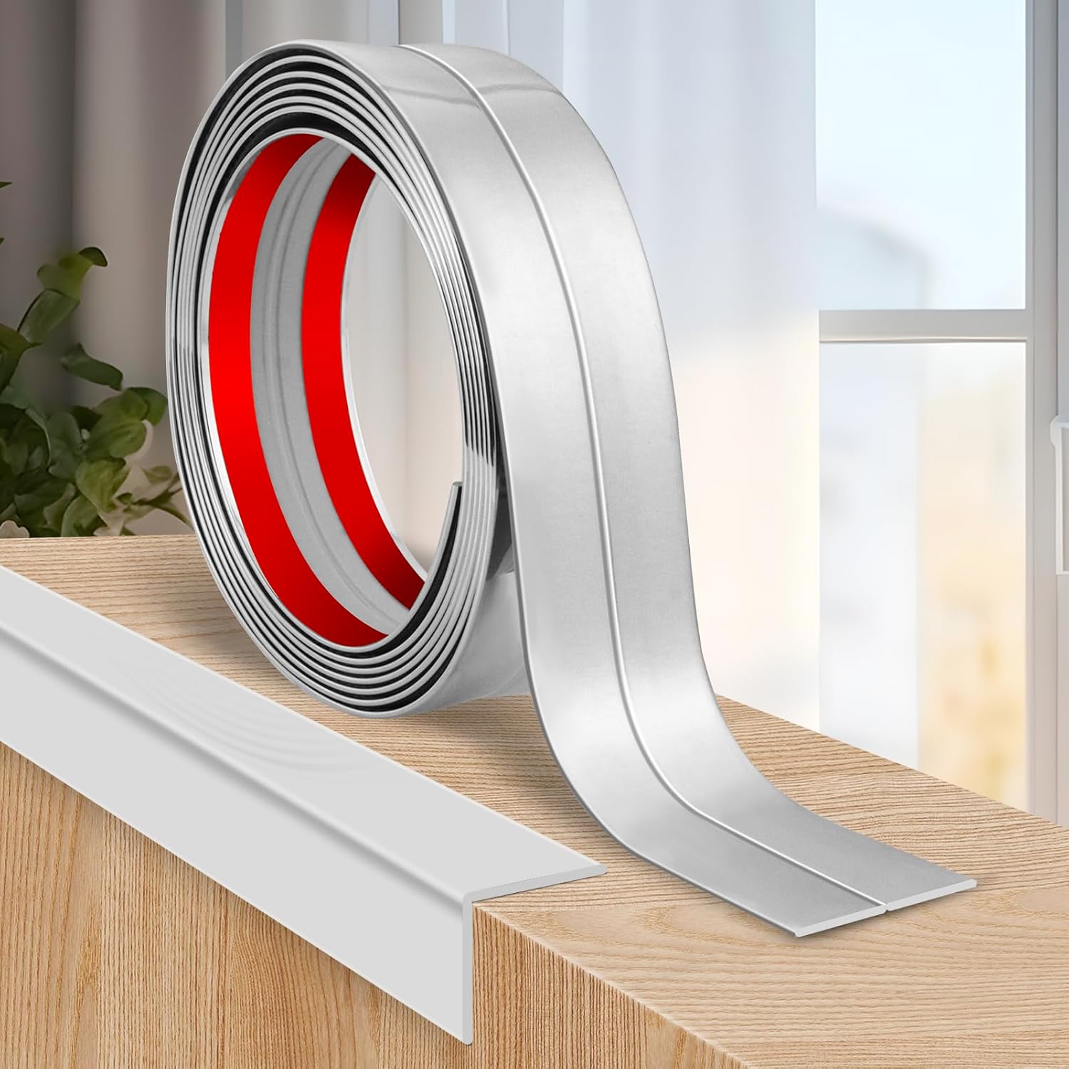 Amazon.com: Flexible Wall Corner Protector Moulding Trim Peel and Stick ...