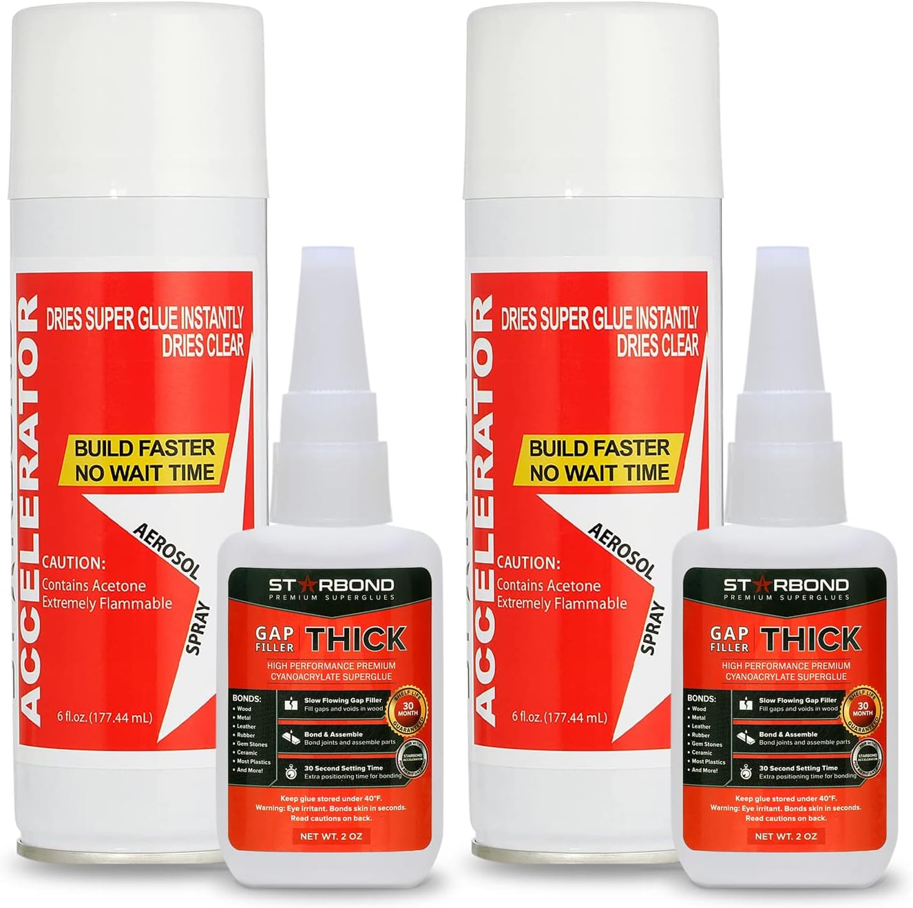 Hot Stuff Special T Thick CA Glue (2oz) & NCF Quick Aerosol Accelerator ...