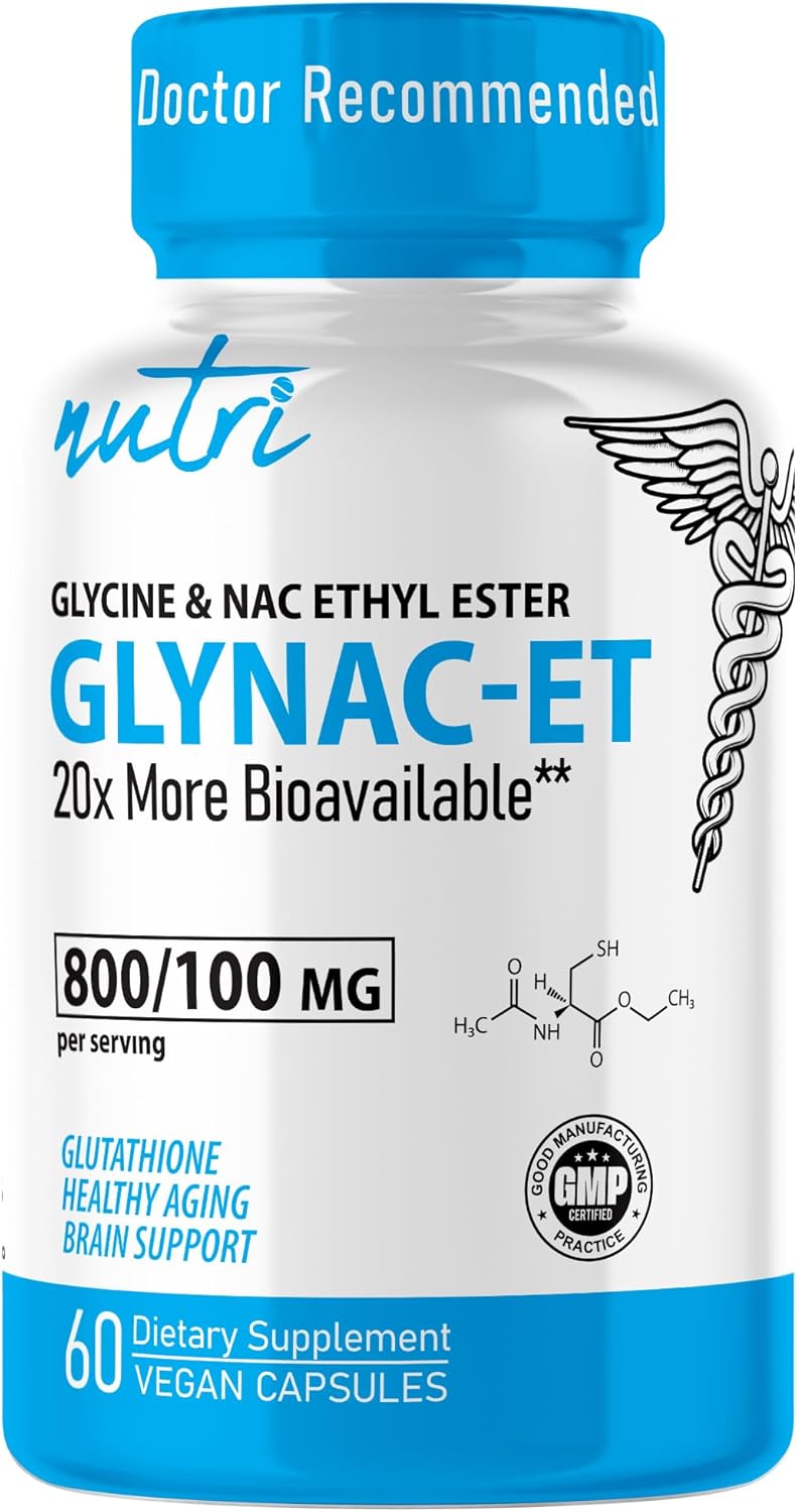 Amazon.com: GlyNAC-ET NAC Supplement N-Acetyl Cysteine Ethyl Ester ...