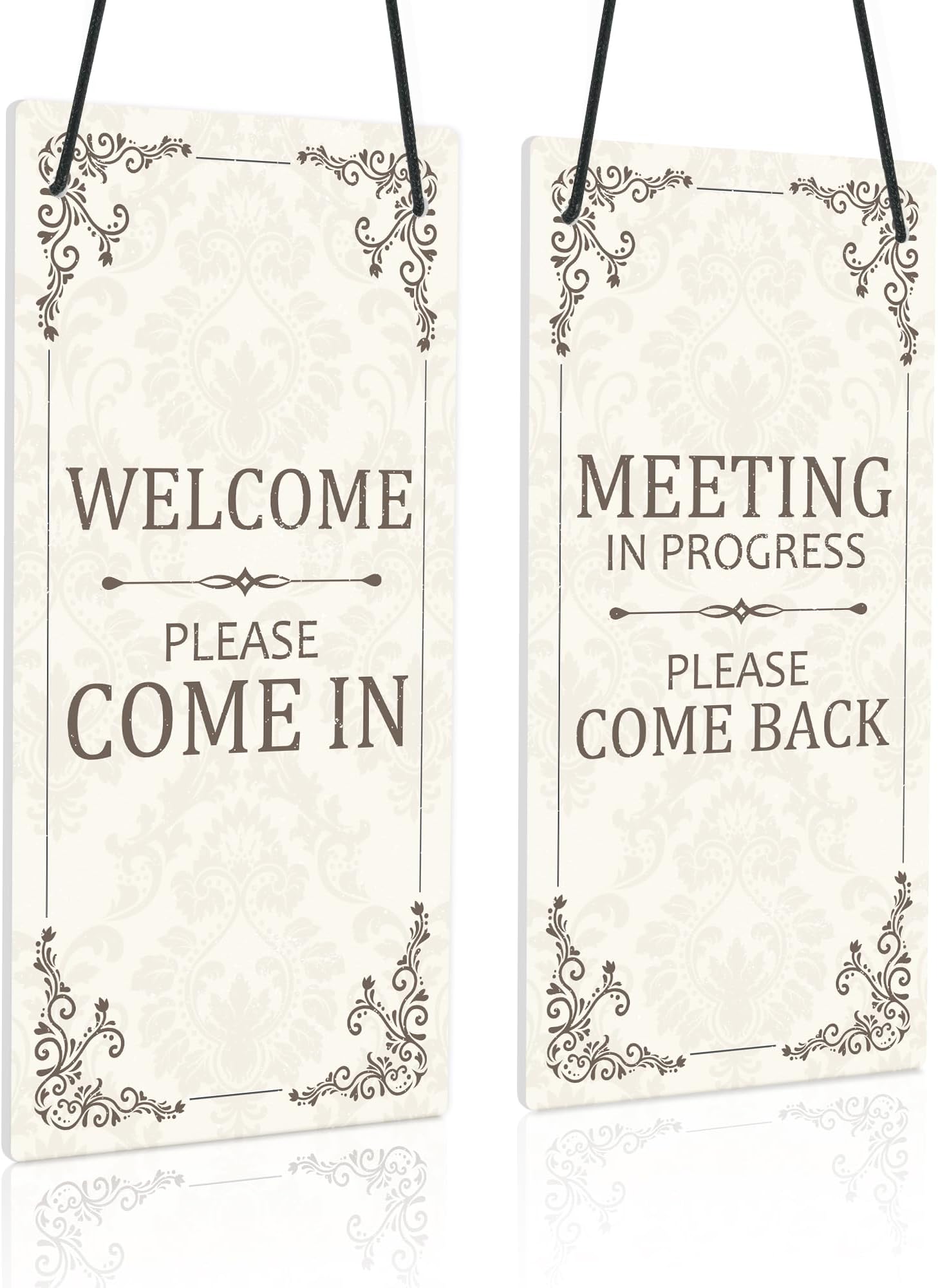 Amazon.com : Putuo Decor Meeting in Progress Door Sign, Do Not Disturb ...