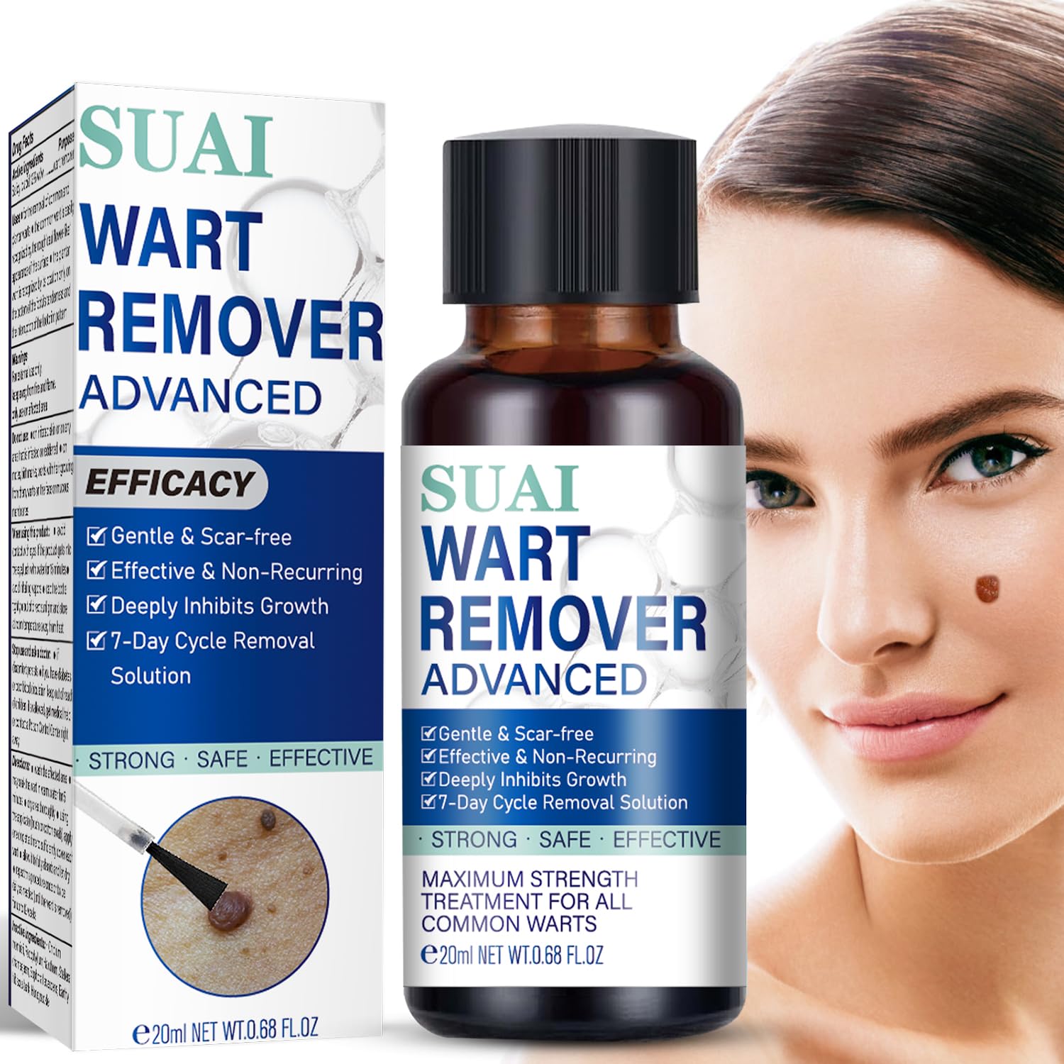 Buy ery Wart Remover Liquid - Gentle Formula for ar, Common, and Flat ...