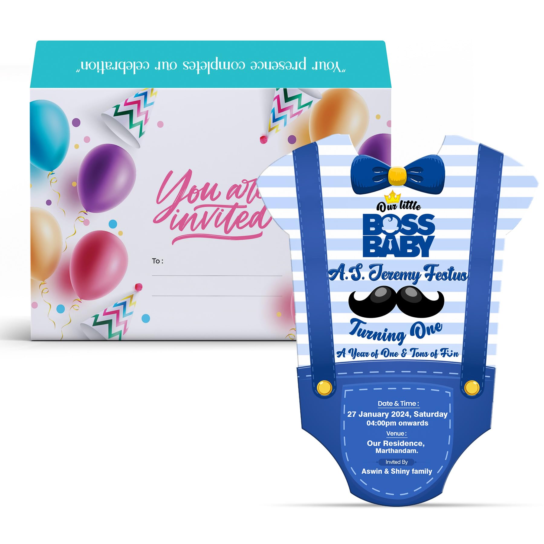 Unique Shaped Invitations