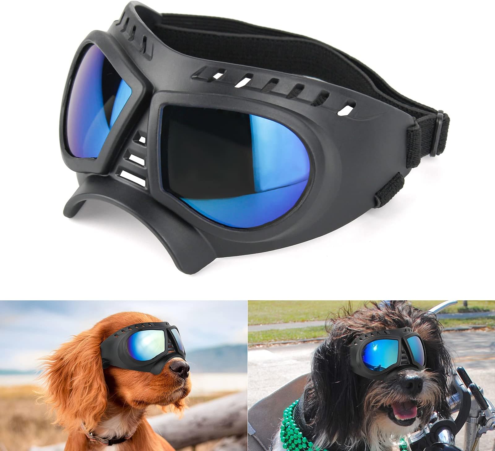 Amazon.com : Dog Goggles Medium Breed, Dog Sunglasses Small Breed Dog ...