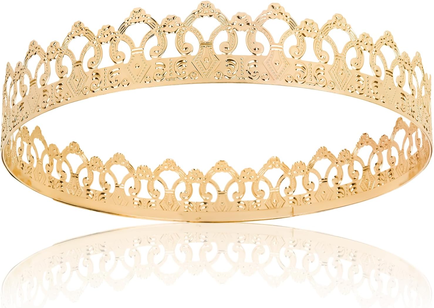 Amazon.com: KEUKORZ Medieval King Crown and Tiara Prince Crowns for Men ...