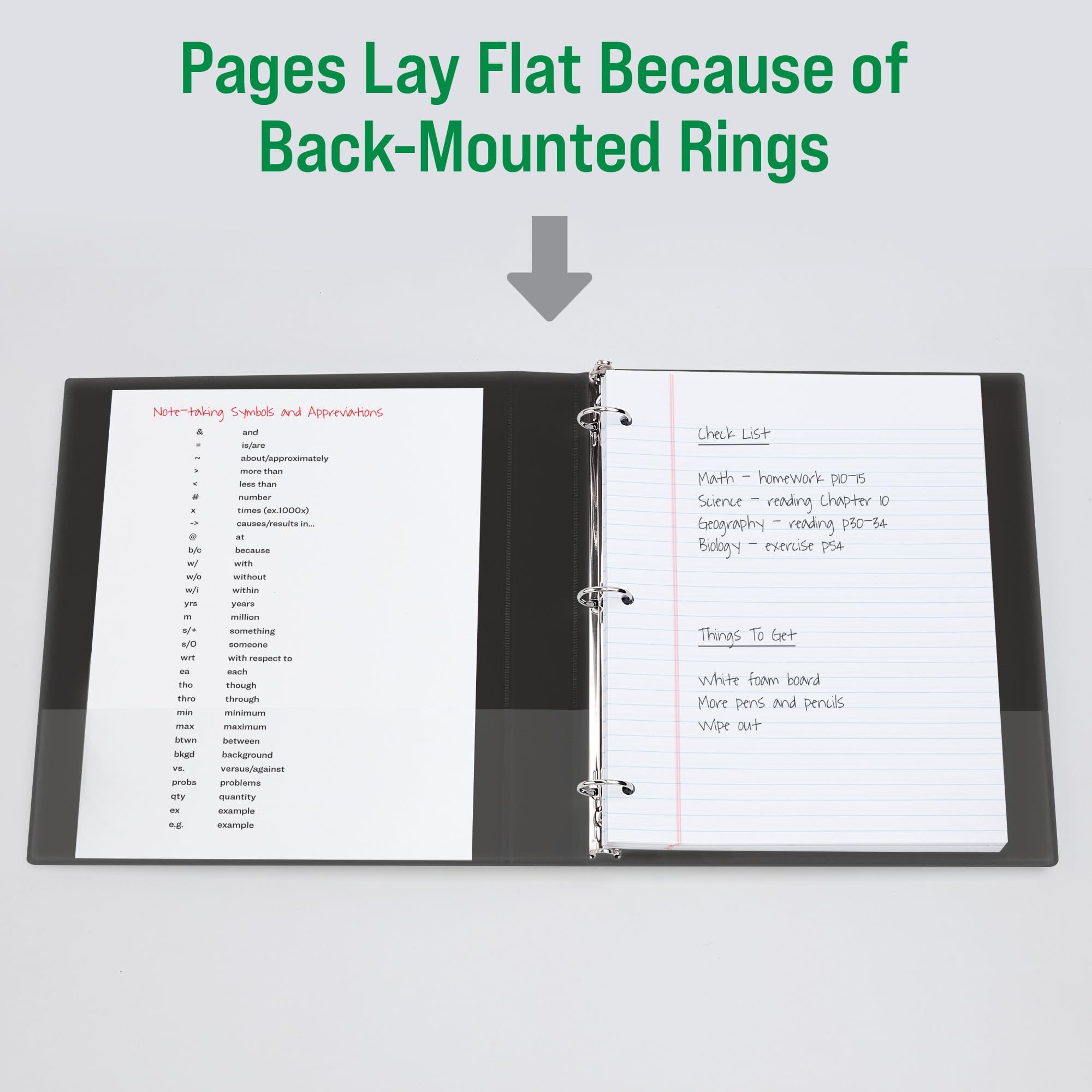 Snapklik.com : Office Essentials Economy View 3 Ring Binders, 1.5 ...