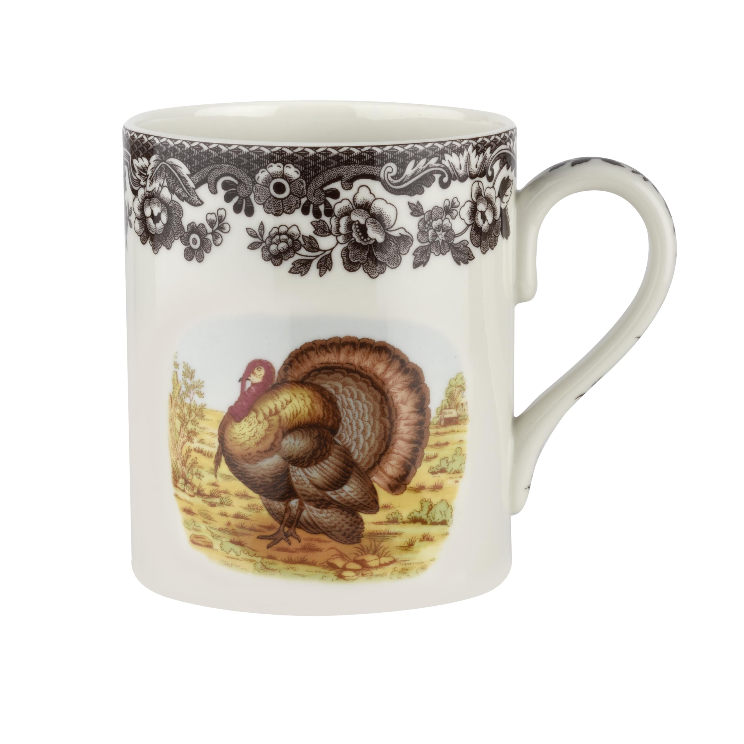 Snapklik.com : Spode Woodland Turkey 16 Oz Mug - Fine Porcelain