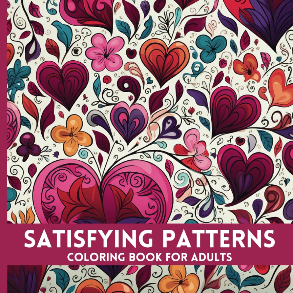 Amazon.com: Satisfying Patterns Coloring Book for Adults: For ...