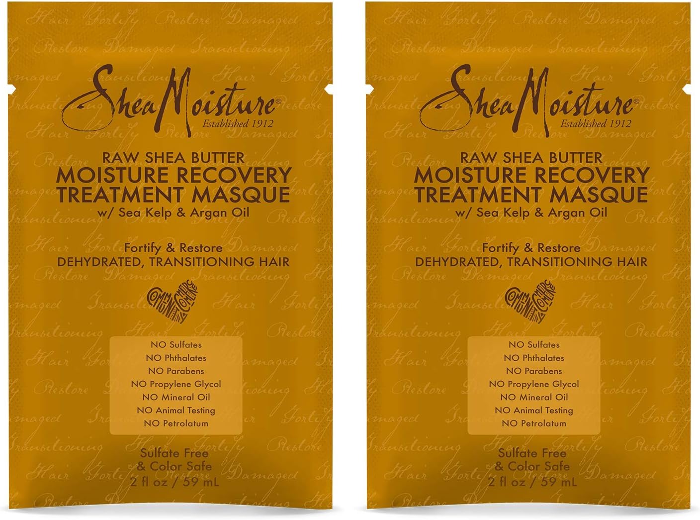 Amazon.com: SheaMoisture Raw Shea Butter Deep Treatment Masque Packet's ...