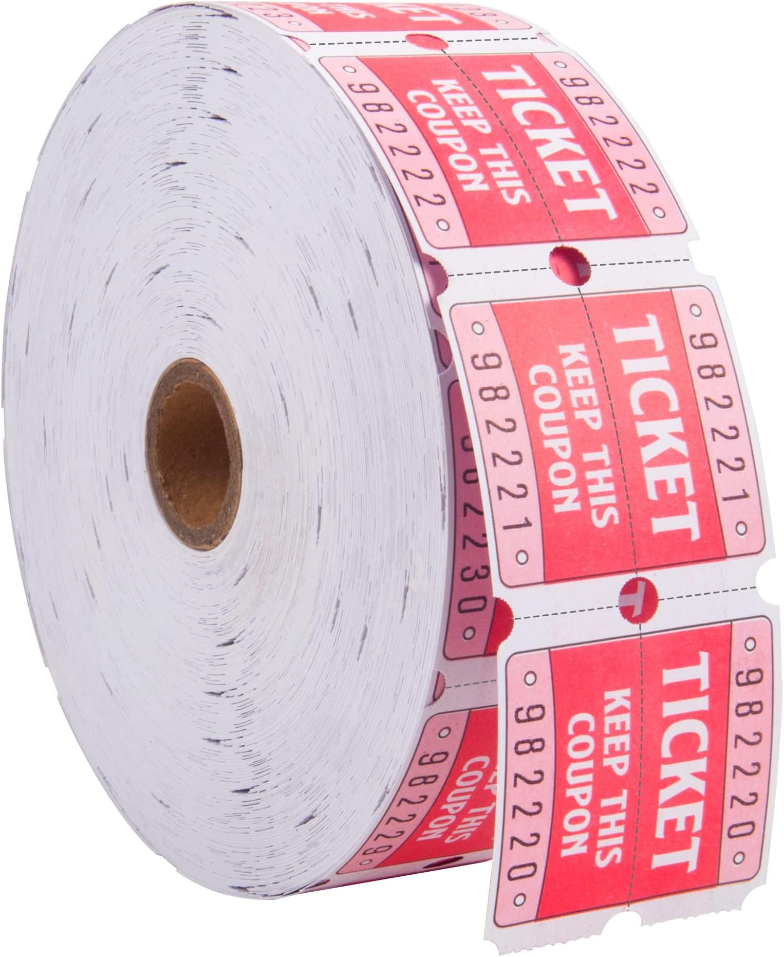 Amazon.com: HENRY DOTS Raffle Tickets - Meal Single Roll - Roll of 2000 ...