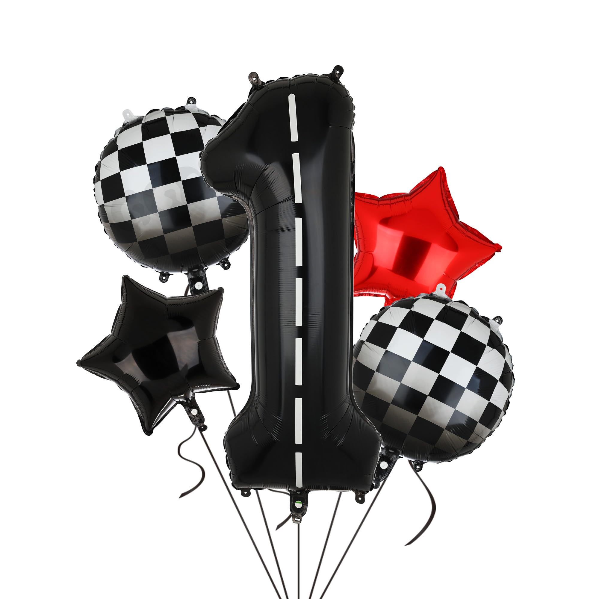 Snapklik.com : Race Car Birthday Balloons 40 Inch Racetrack Number ...