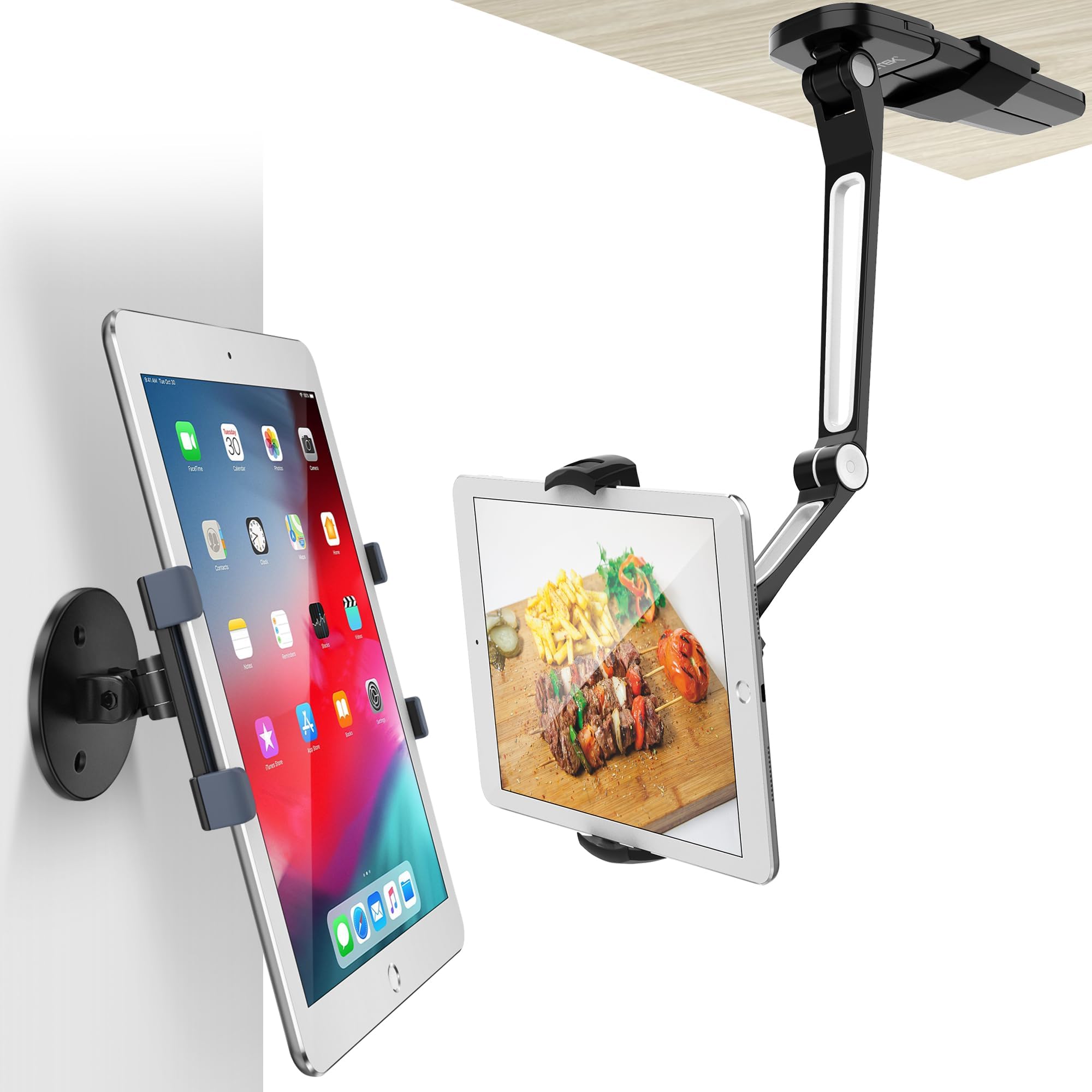 Amazon.com: AboveTEK iPad Wall Mount, 3 in 1 Highflex 360° Under ...