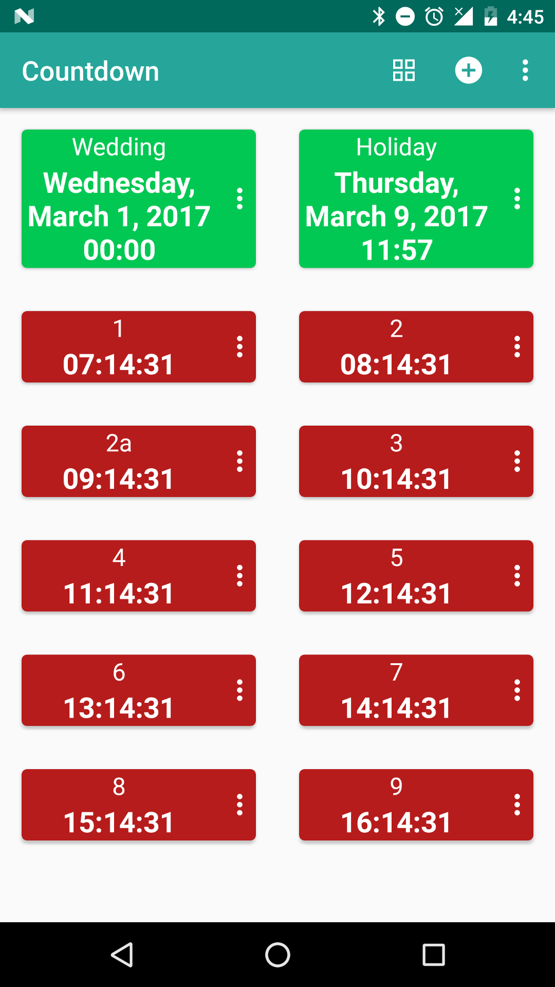Countdown Timers & Alarm Clock - App on Amazon Appstore