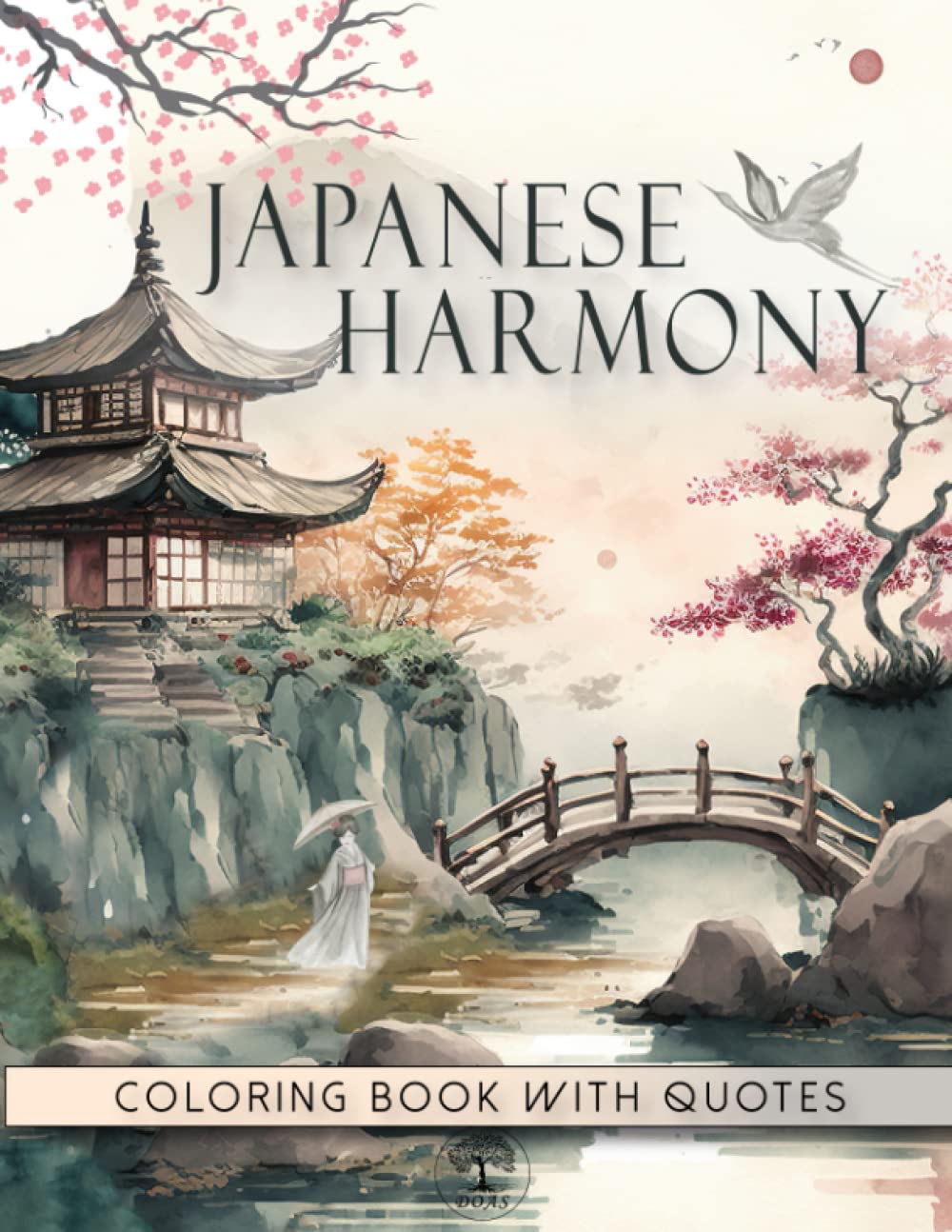 Amazon.com: Japanese Harmony Coloring Book: Zen Modern Art Designs of ...