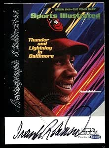 Frank Robinson 1999 Fleer Sports Illustrated Autograph Collection Card ...