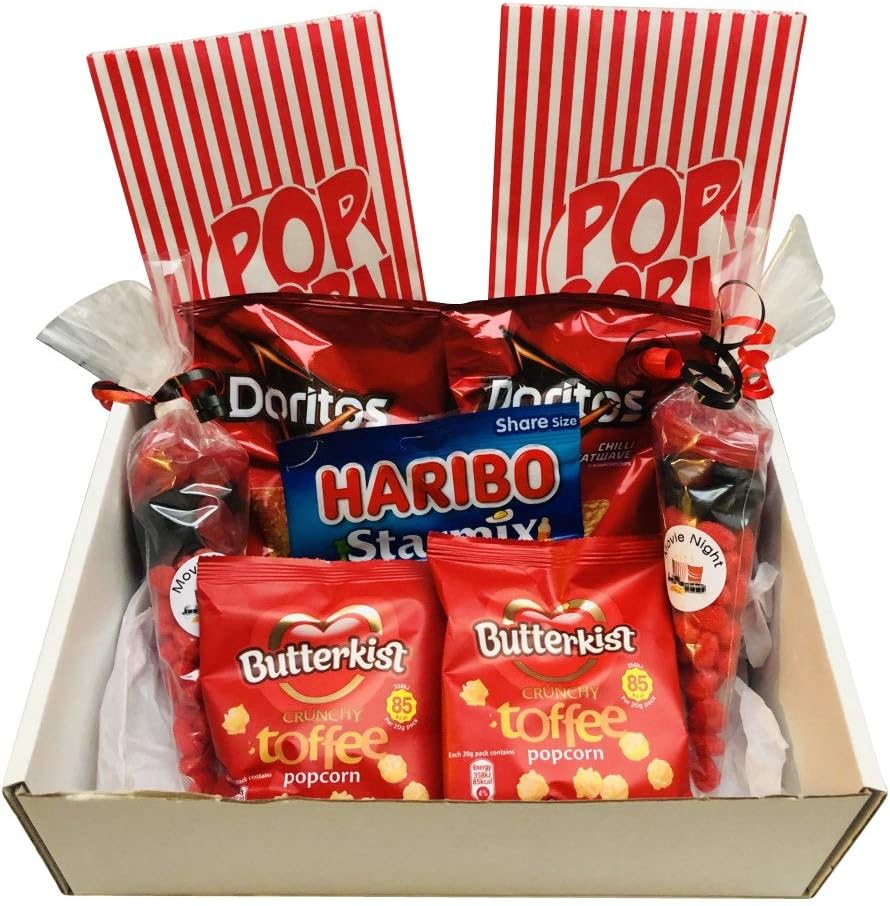 Movie Night for 2 Butterkist Popcorn Sweets Haribo Sweet Cones Doritos ...