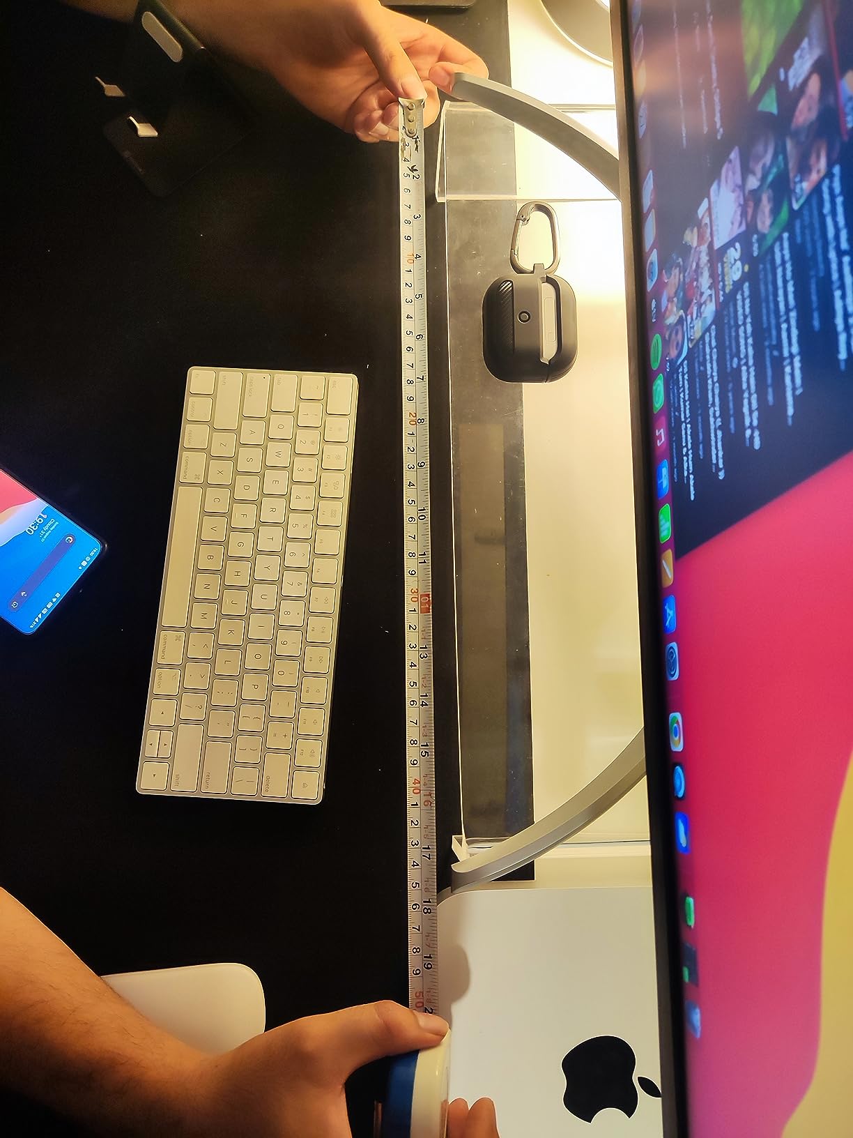 Parikshit Sublimation Acrylic Transparent Computer Monitor Riser Stand ...