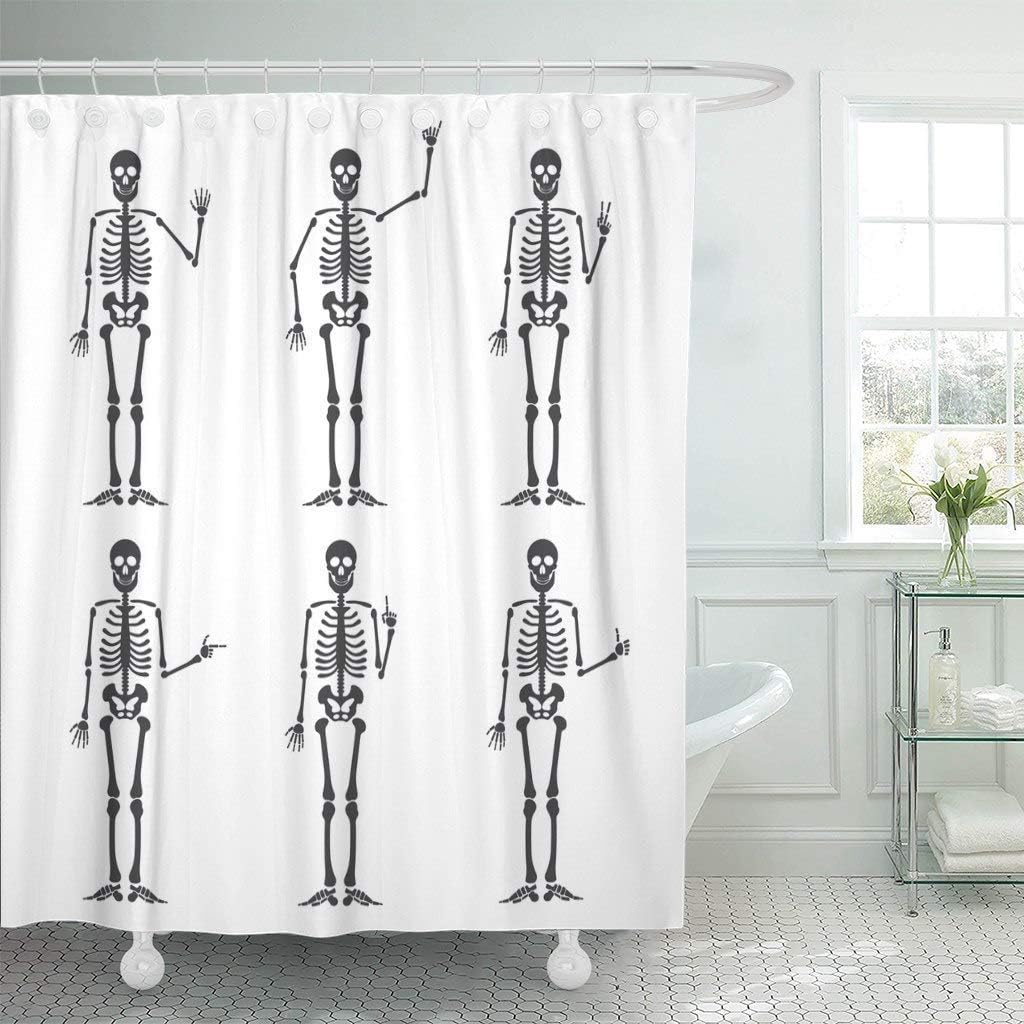 Amazon.com: HOME2BED Skeleton Hand Gestures Ok Finger Up Down Fist ...