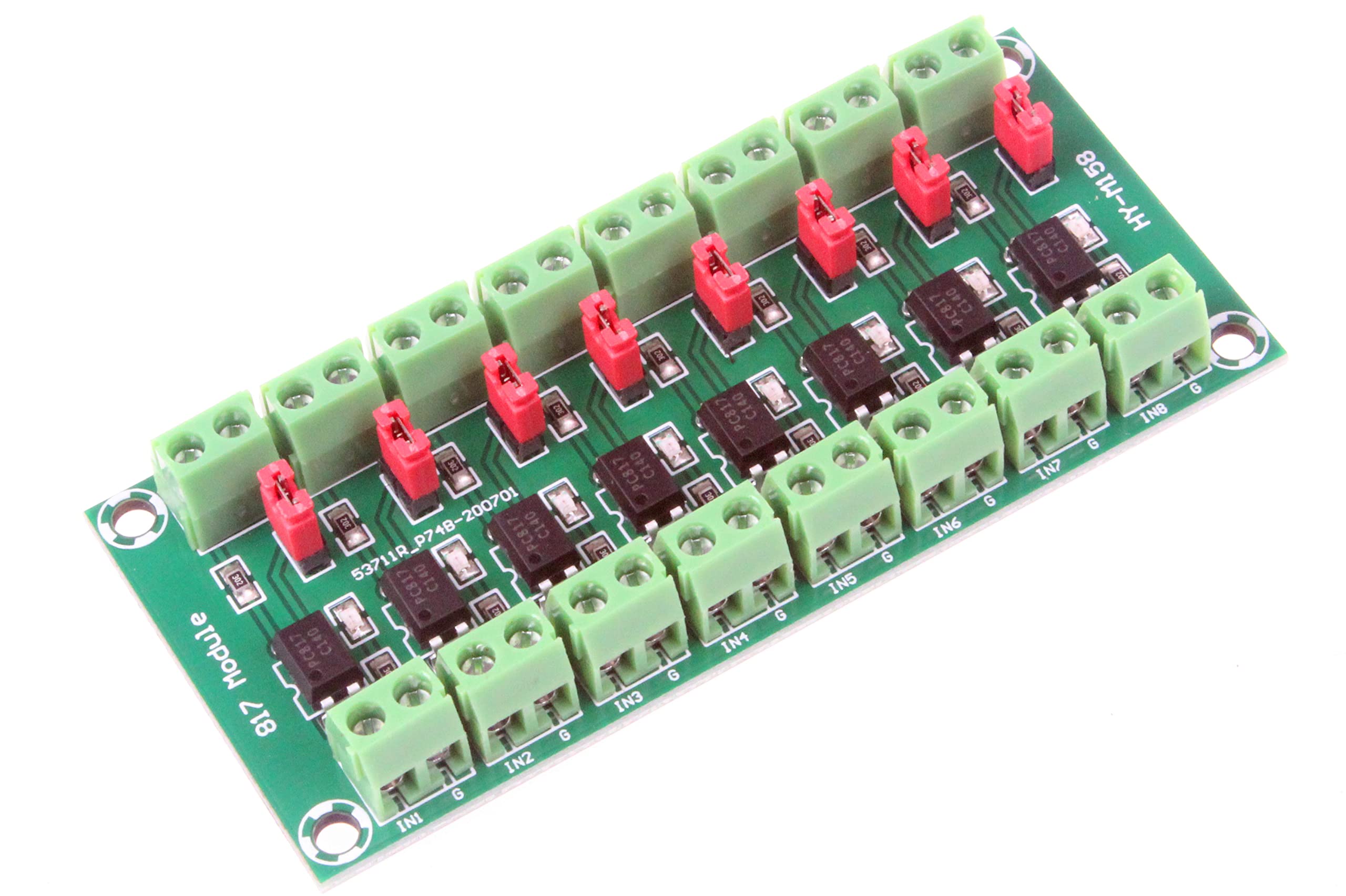 Snapklik.com : PC817 8-Channel Optocoupler Isolation Board Voltage ...