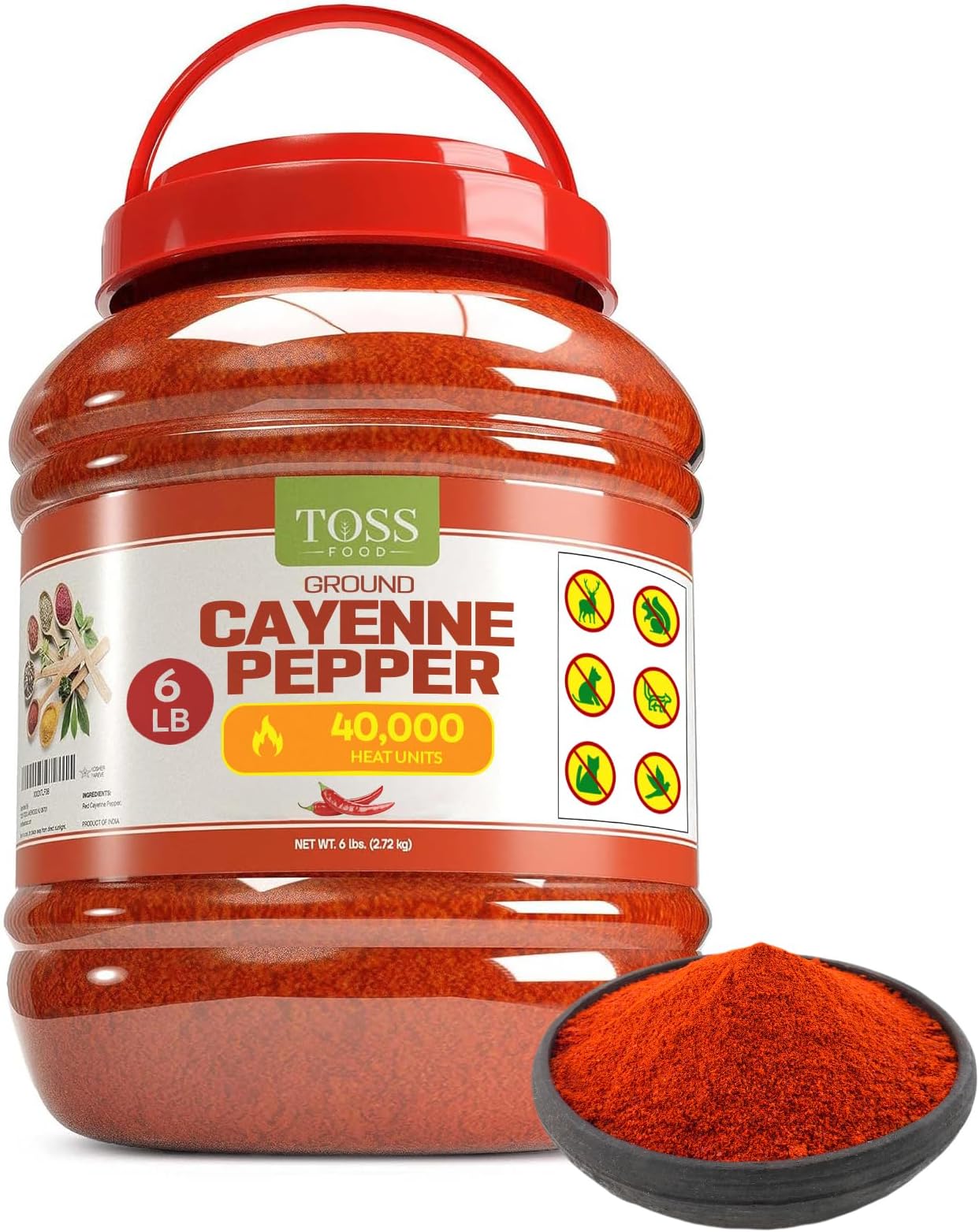 Amazon.com: Cayenne Pepper Powder Bulk 5 LB All Natural Red Pepper ...