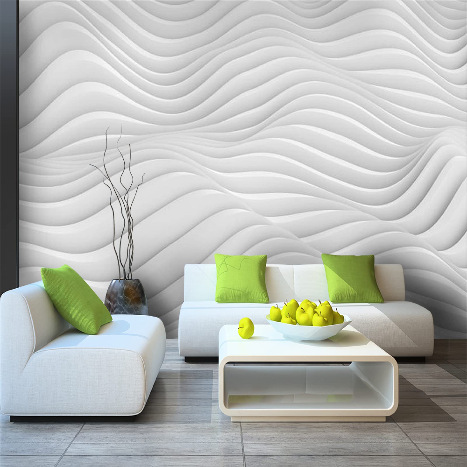 Whitewave Wall Decor Wallpaper IDEA4WALL Geometric Line " No Texture