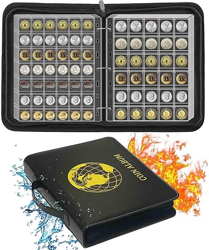 Amazon.com: Xxmbbjy 576 Pockets Coin Collection Album Book Holder for ...