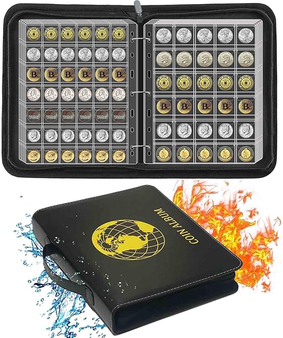 Amazon.com: Xxmbbjy 576 Pockets Coin Collection Album Book Holder for ...