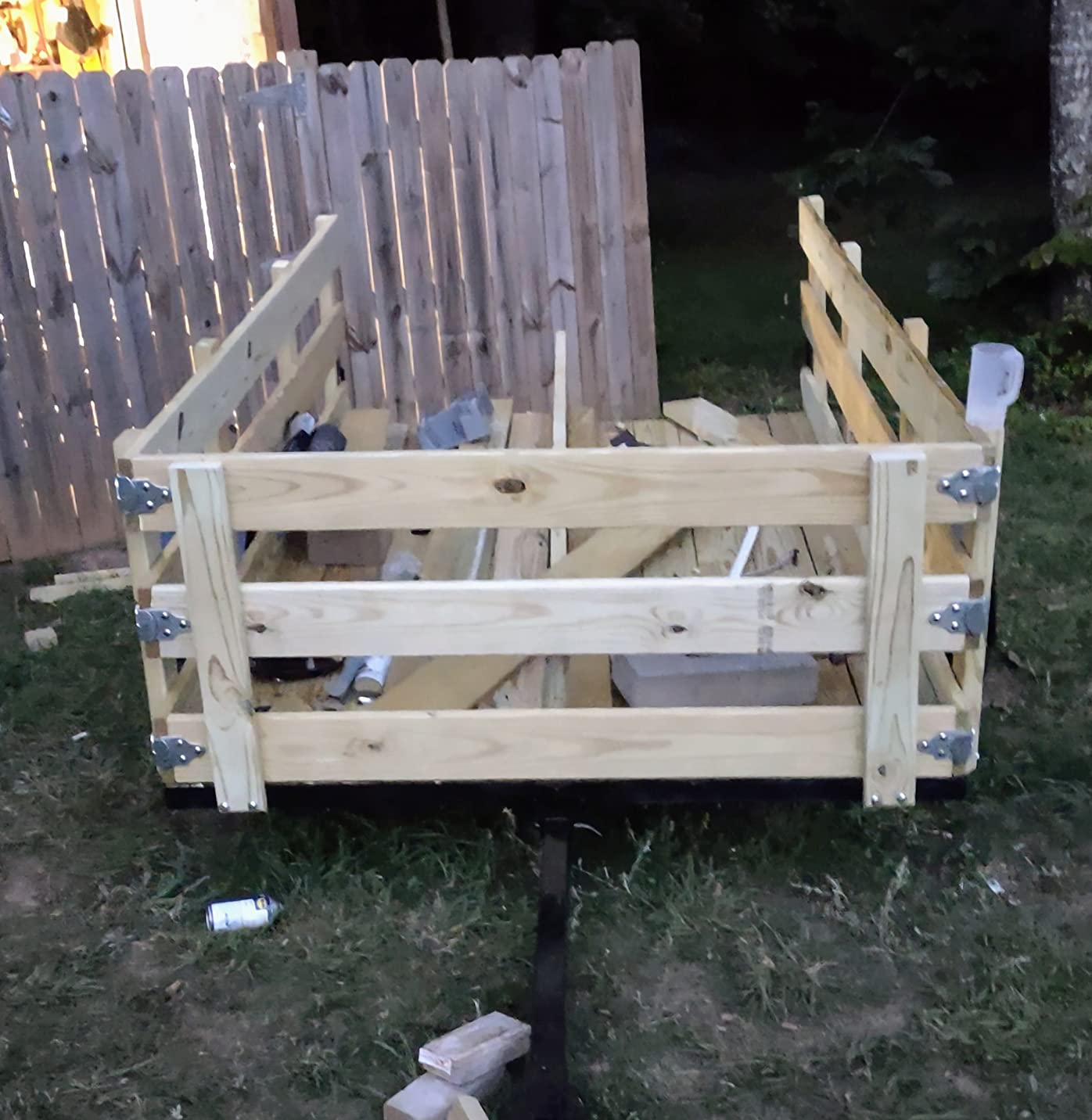 Amazon.com: The ROP Shop 16 pc Utility Trailer Wood Sides Latch Rack ...