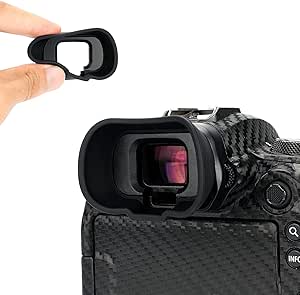 KIWIFOTOS Camera Extended Eyecup Eyepiece Compatible with Canon EOS R5 R5C R6 Mark II R6 Camera ...