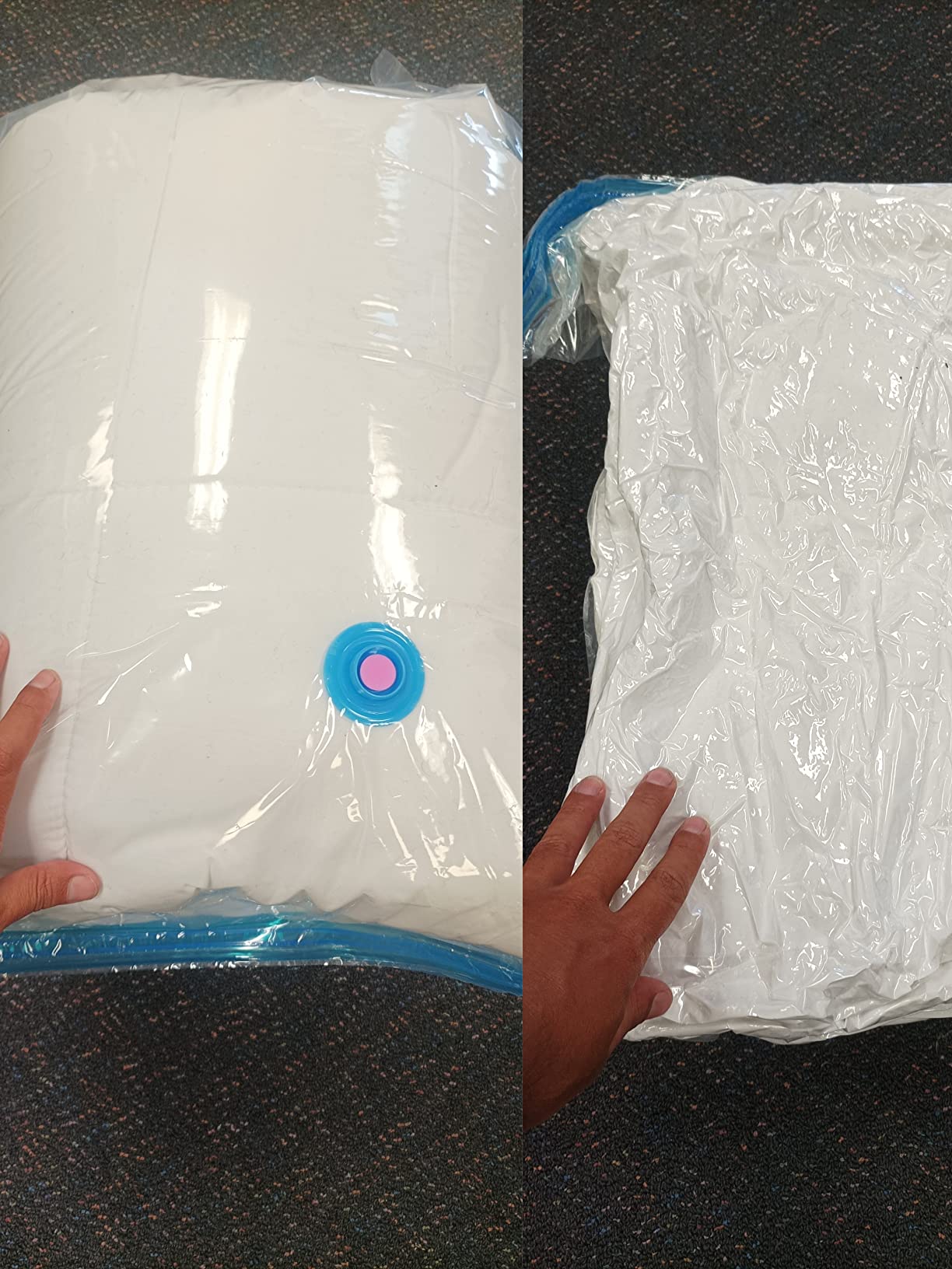 Vacuum Storage Bags,16x24 inch Premium Foldable Clothes Organizer Seal ...