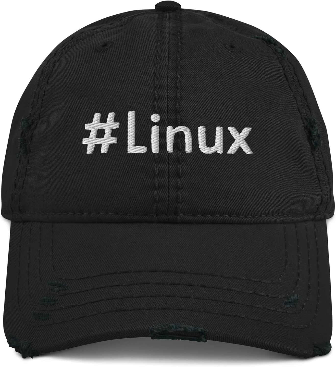 MTN TOOL Linux Distressed Dad Hat, Programmer Hat, Software Engineer ...