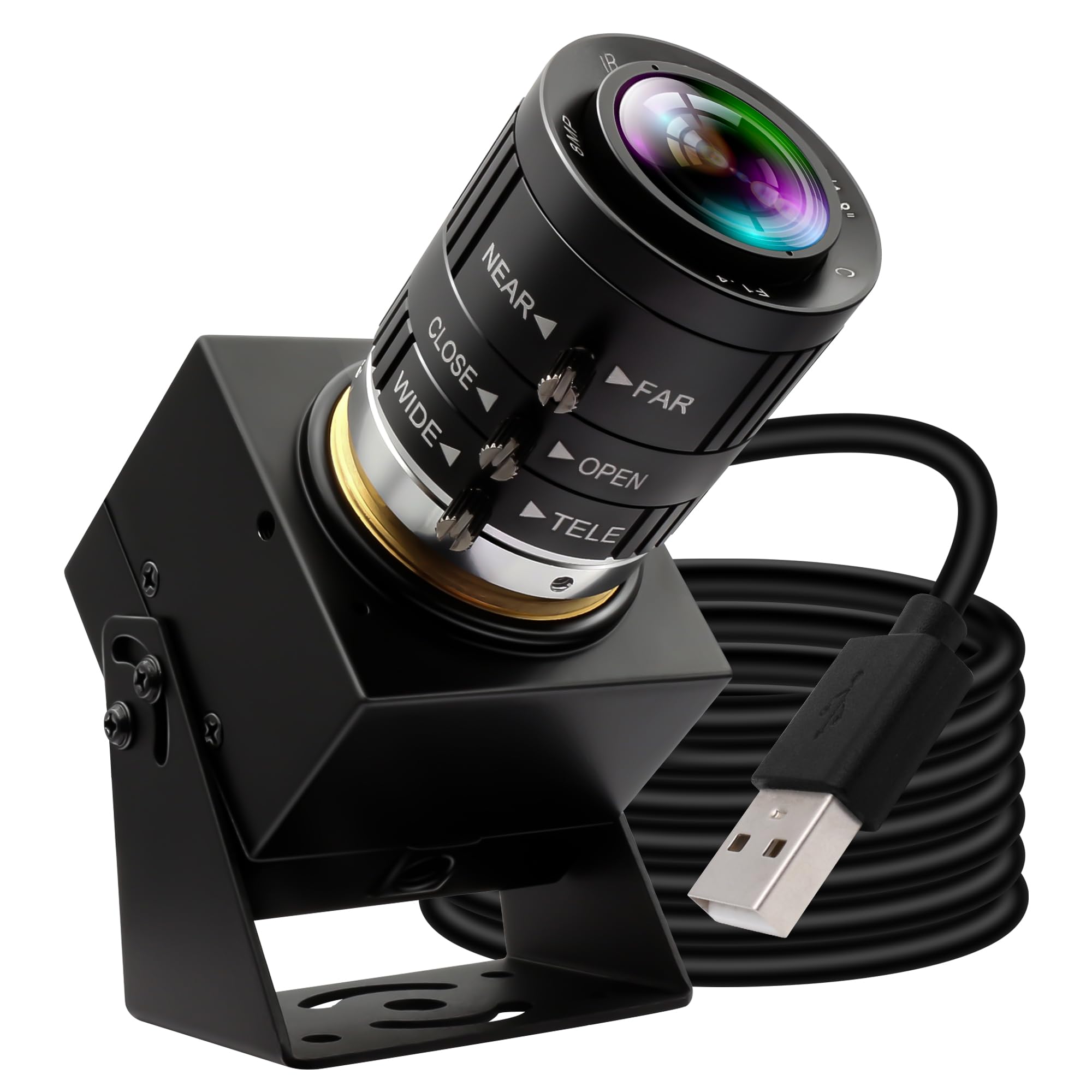 Amazon.com: IFWATER USB Camera 48MP Webcam 8K Ultra HD USB Camera 3.6 ...