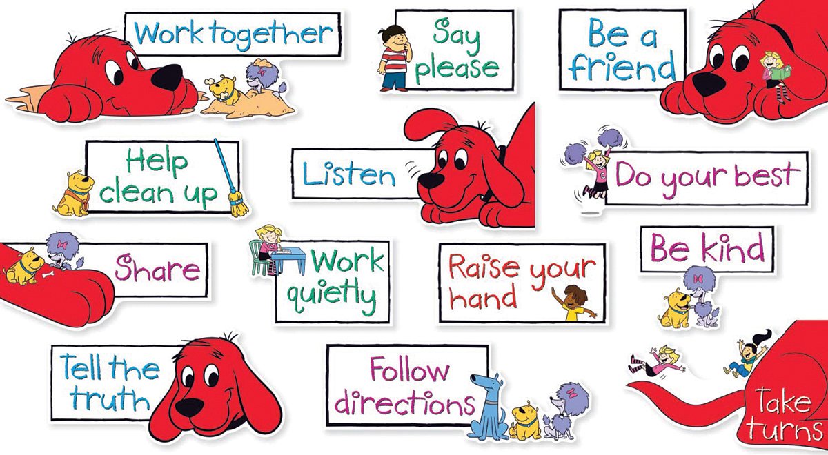 Buy Clifford Class Rules Mini Bulletin Board Book Online at Low Prices ...