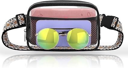 Amazon.com | Clear Fanny Pack Stadium Approved - Clear Belt Bag - Clear ...