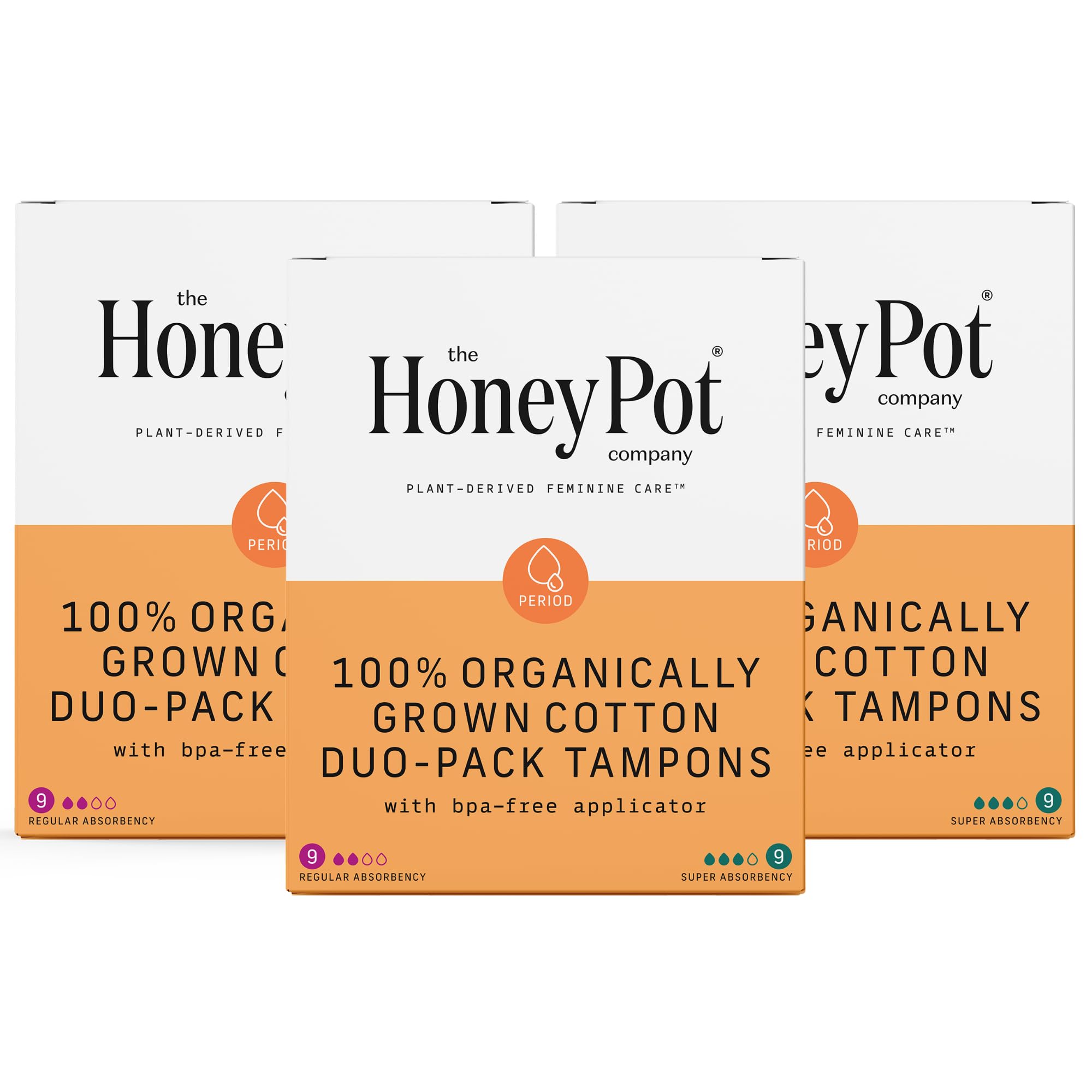 Amazon.com: The Honey Pot Company - Multipack Pack - 54 ct - 100% ...