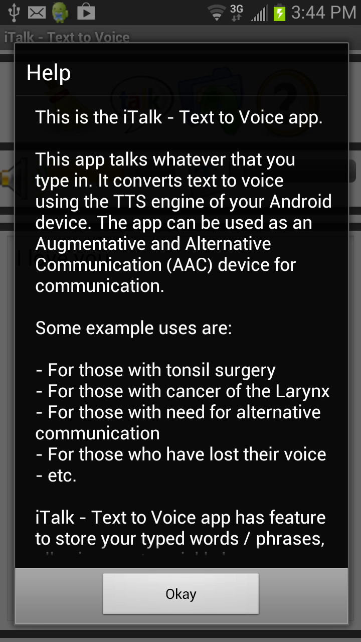 iTalk - Text to Voice - App on Amazon Appstore