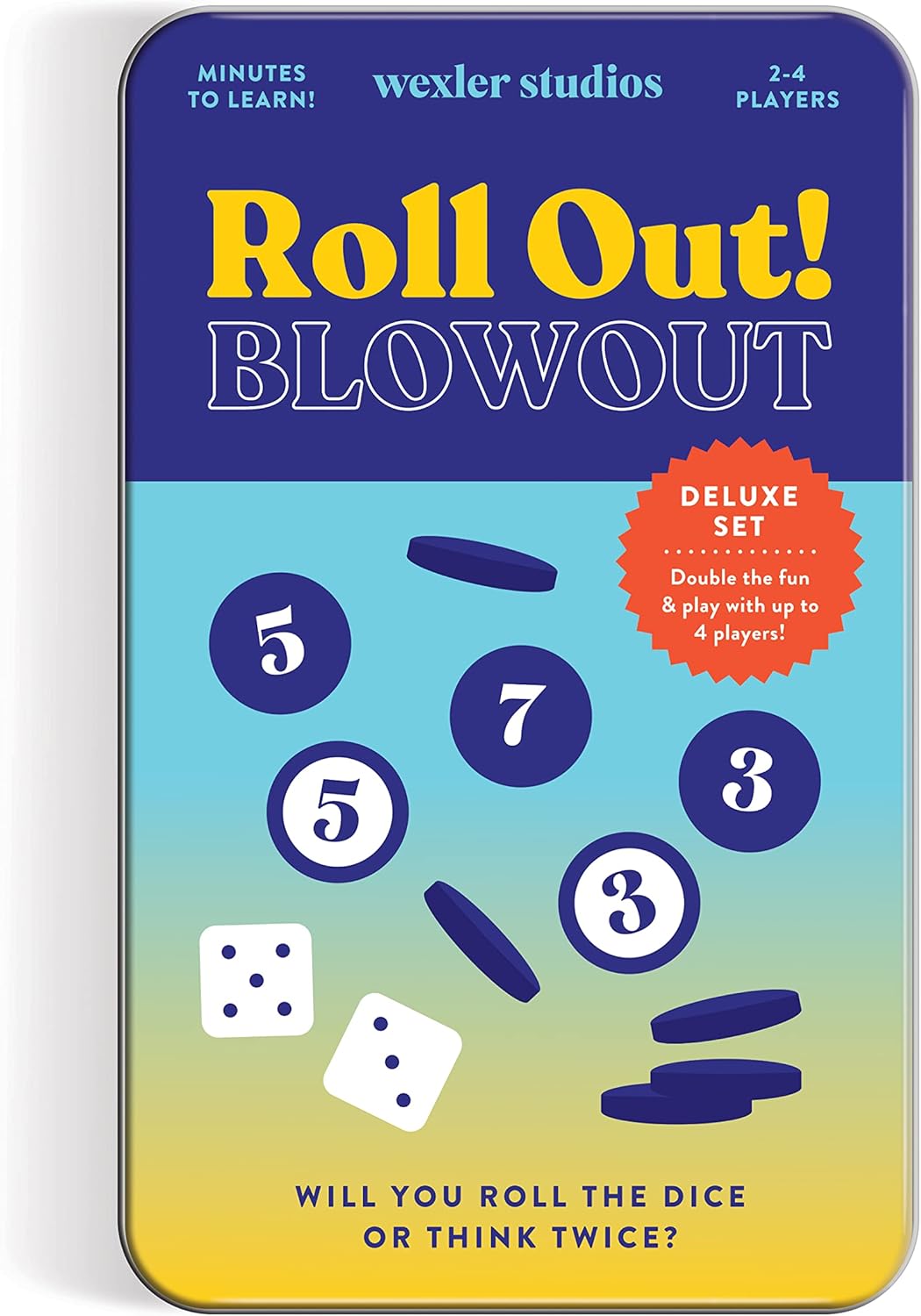 Amazon.com: Galison Wexler Studios Roll Out! Blowout – Fun Dice and ...