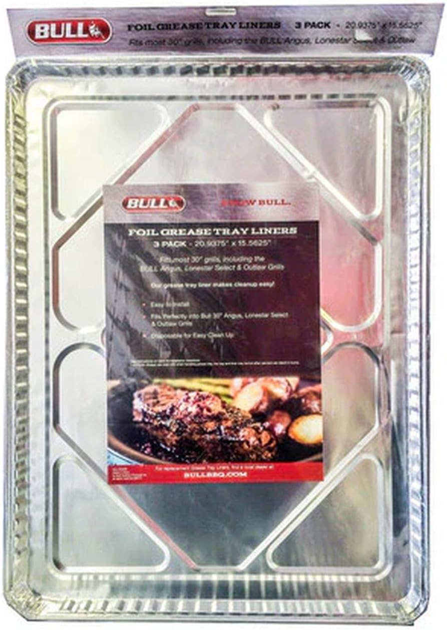 Amazon.com : Bull Outdoor Products 24256 25256 Grease Tray Liner ...