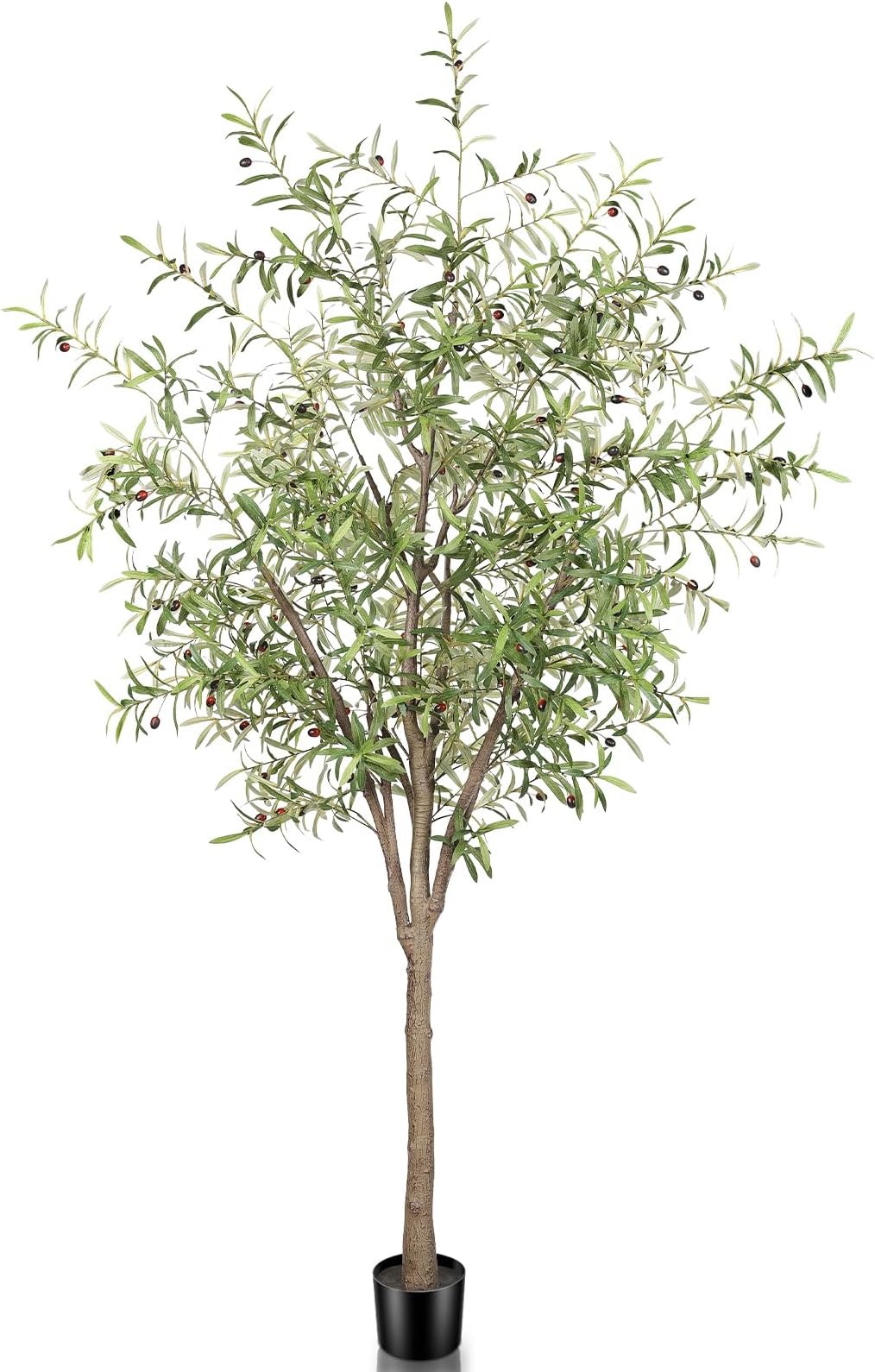 Amazon.com: FEELEAD Faux Olive Tree 8ft - Tall Artificial Olive Trees 8 ...