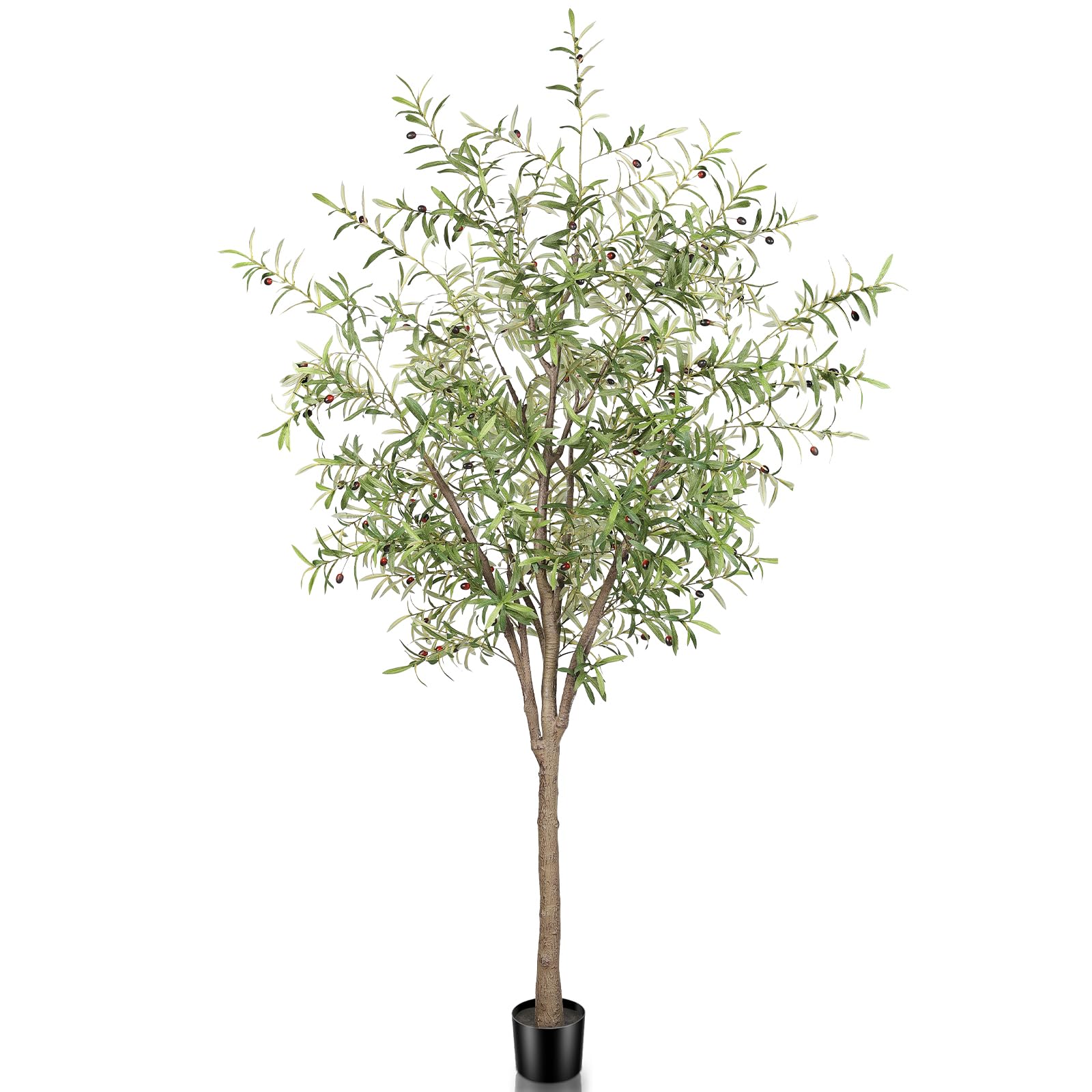 Amazon.com: FEELEAD Faux Olive Tree 8ft - Tall Artificial Olive Trees 8 ...