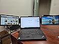 L LIMINK SP12 Portable Triple Monitor for 13-16" Laptop, Upgrade FHD 12 ...