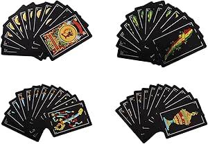 Amazon.com: Ambercalm Original Spanish Playing Cards Games,Barajas ...
